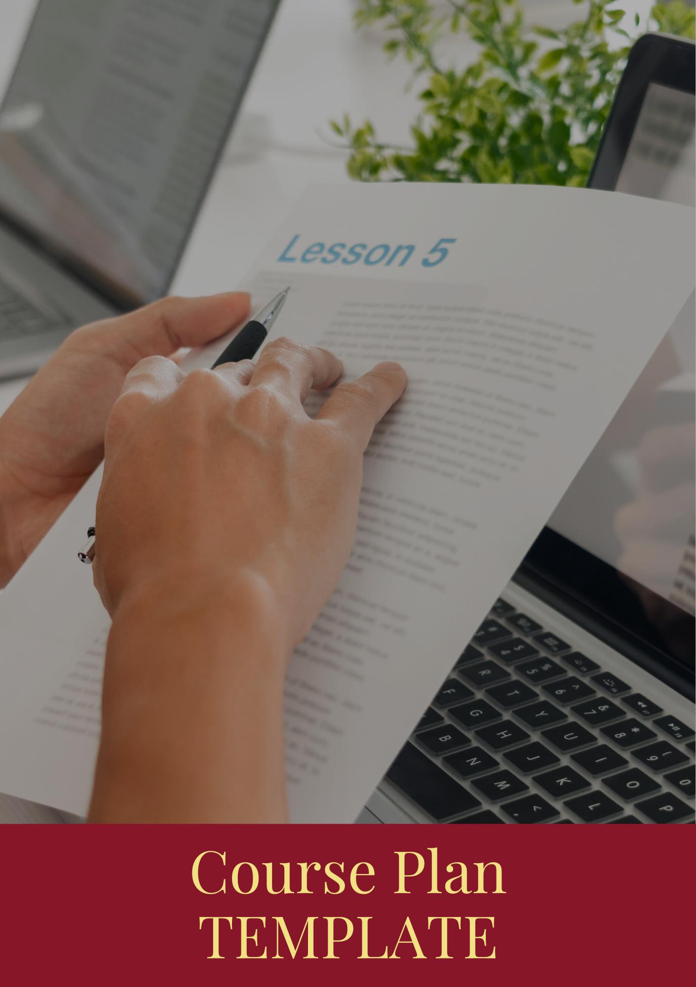 Course Plan Template - Course Accreditation