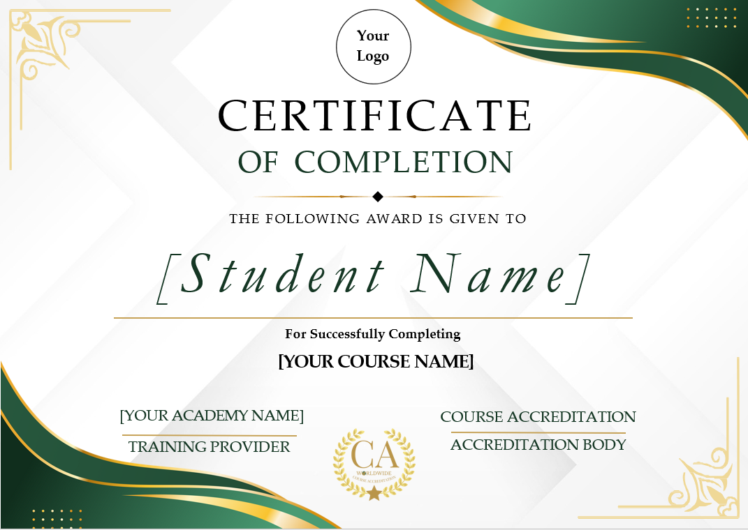 Landscape - Green Academy Certificate of Course Completion - Course ...